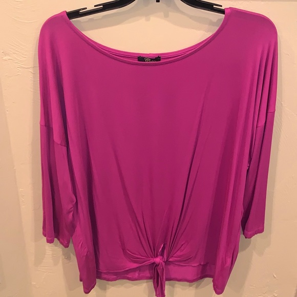 Cupio | Tops | Cupio Shirt Xl Raspberry | Poshmark